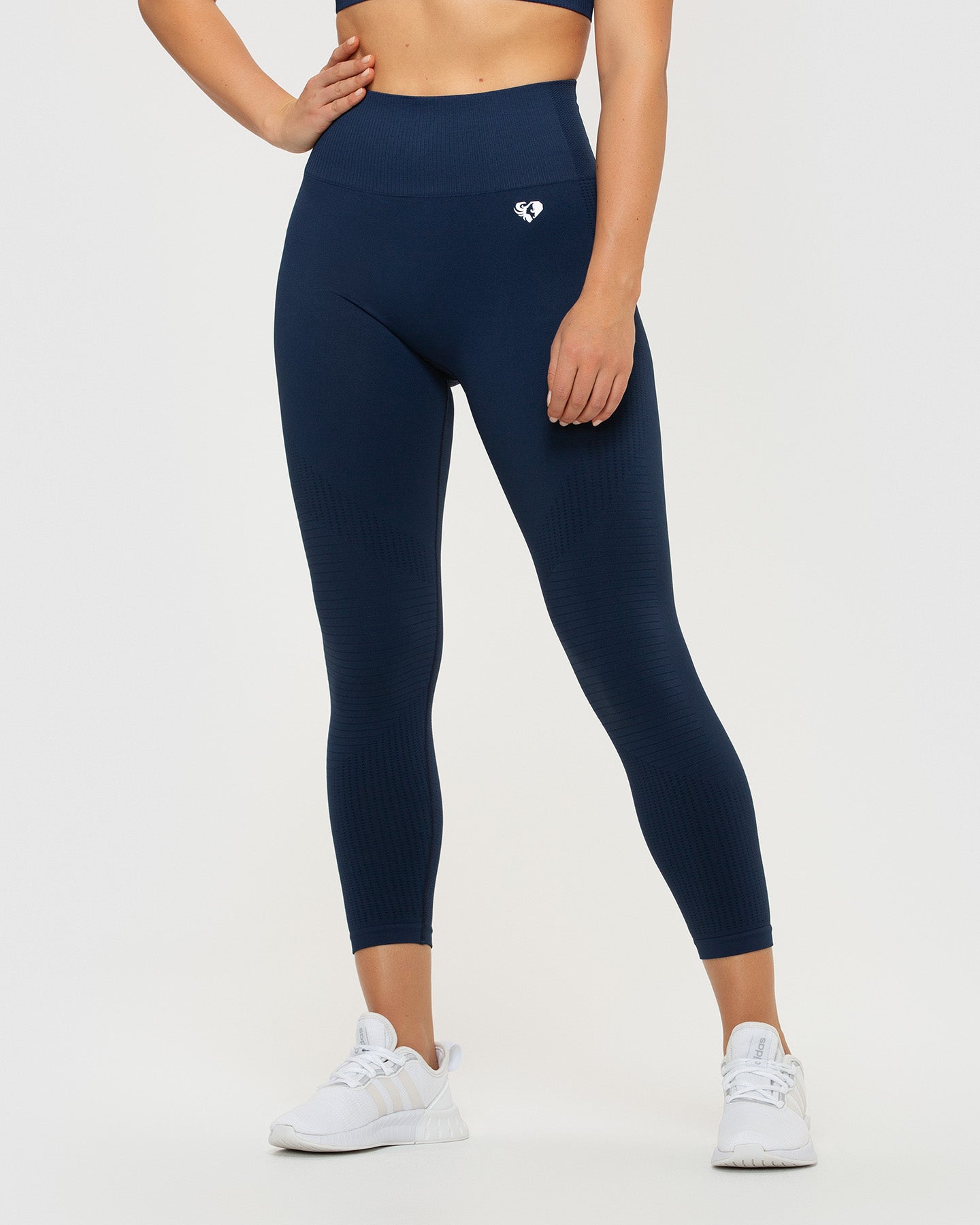 7/8 Leggings - Seamless - Sapphire Blue | Women's Best